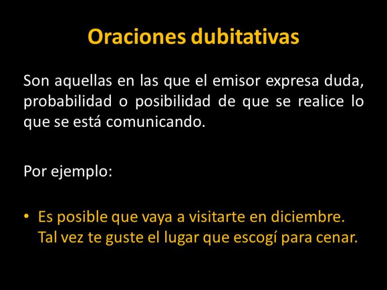 Oraciones dubitativas ¡Nuevas y Originales! 【2024】